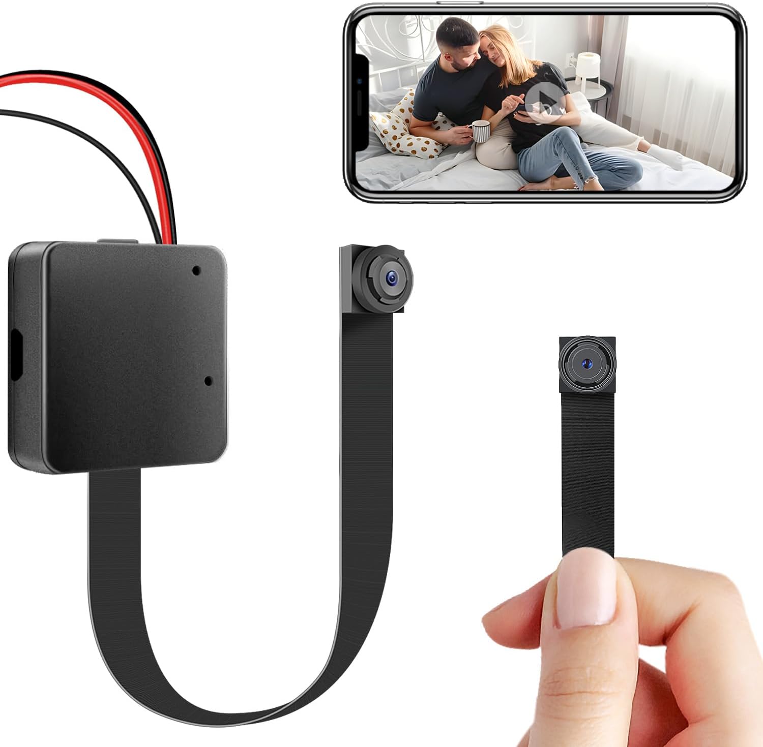 Amazon.com: Smallest Spy Hidden Camera,1080P Wireless WiFi Portable ...