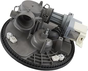 Amazon.com: Whirlpool W11613479 Genuine OEM Dishwasher Sump and Motor ...