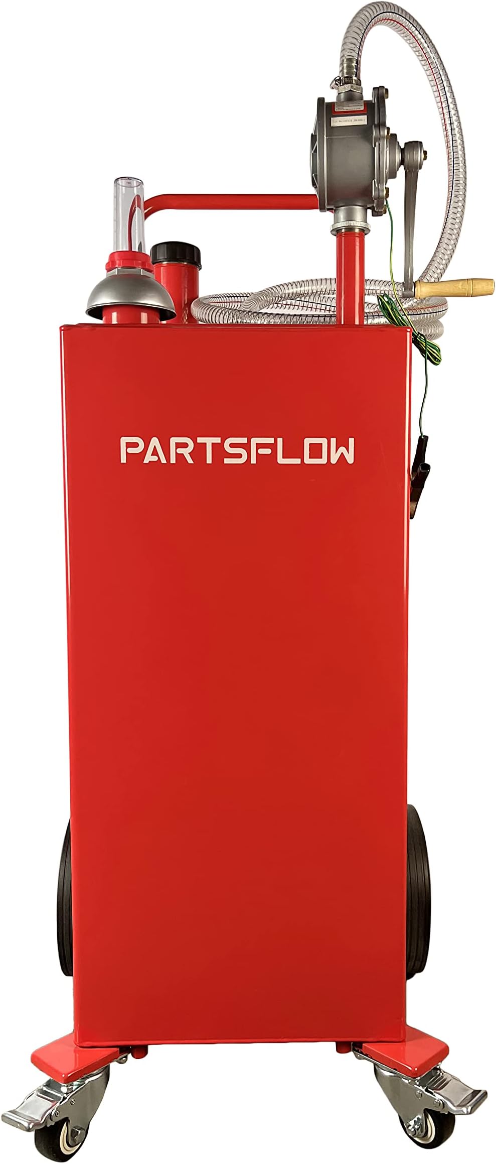 Amazon.com: VEVOR 30 Gallon Fuel Caddy, Gas Storage Tank & 4 Wheels ...