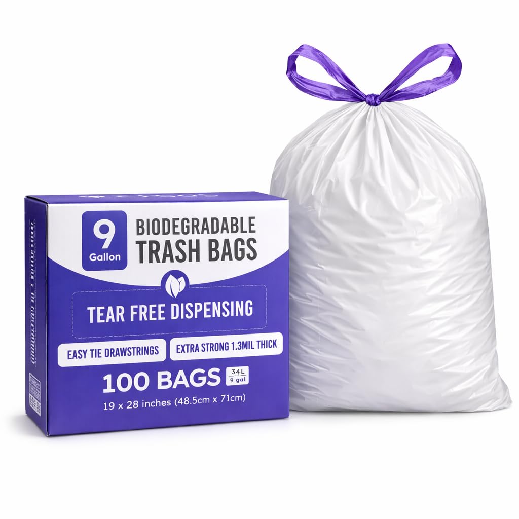7 Best 9 Gallon Trash Bags | Strong Liners, 100 Count