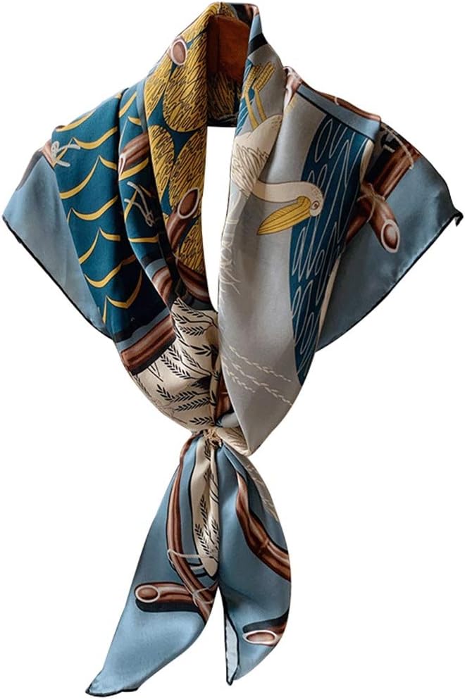 DOnhek Silk Scarf Female Winter New Silk Scarf Shawl Autumn Scarf Scarf ...