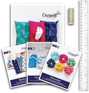 Amazon.com: Crosscut Sewing Co. Beginner Sewing Project Kit Bundle