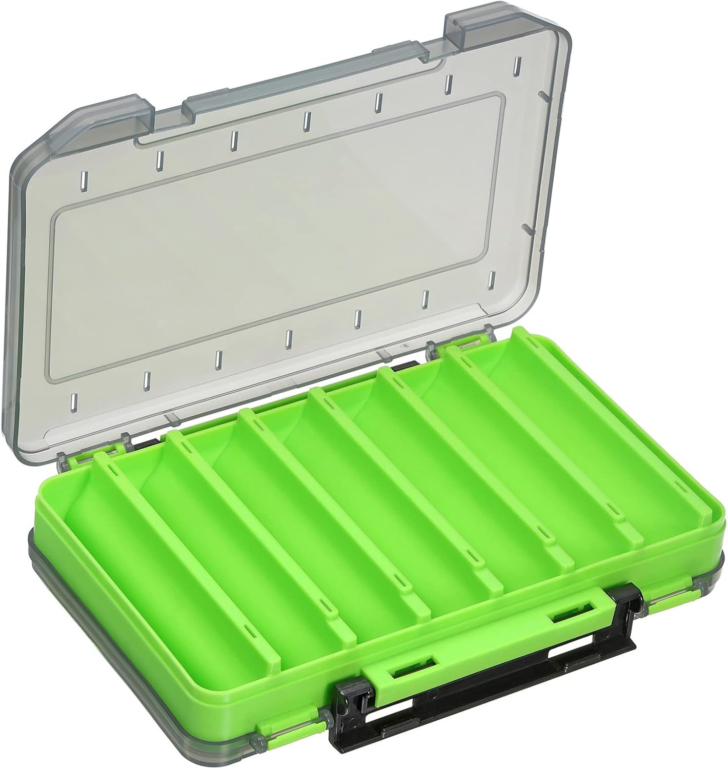 Amazon.com: PATIKIL Two-Sided Plastic Box Fishing Lure Storage ...