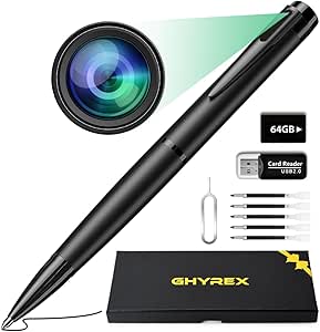 Amazon.com : GHYREX FHD 1080P Hidden Camera, Mini Vedio Surveillance ...