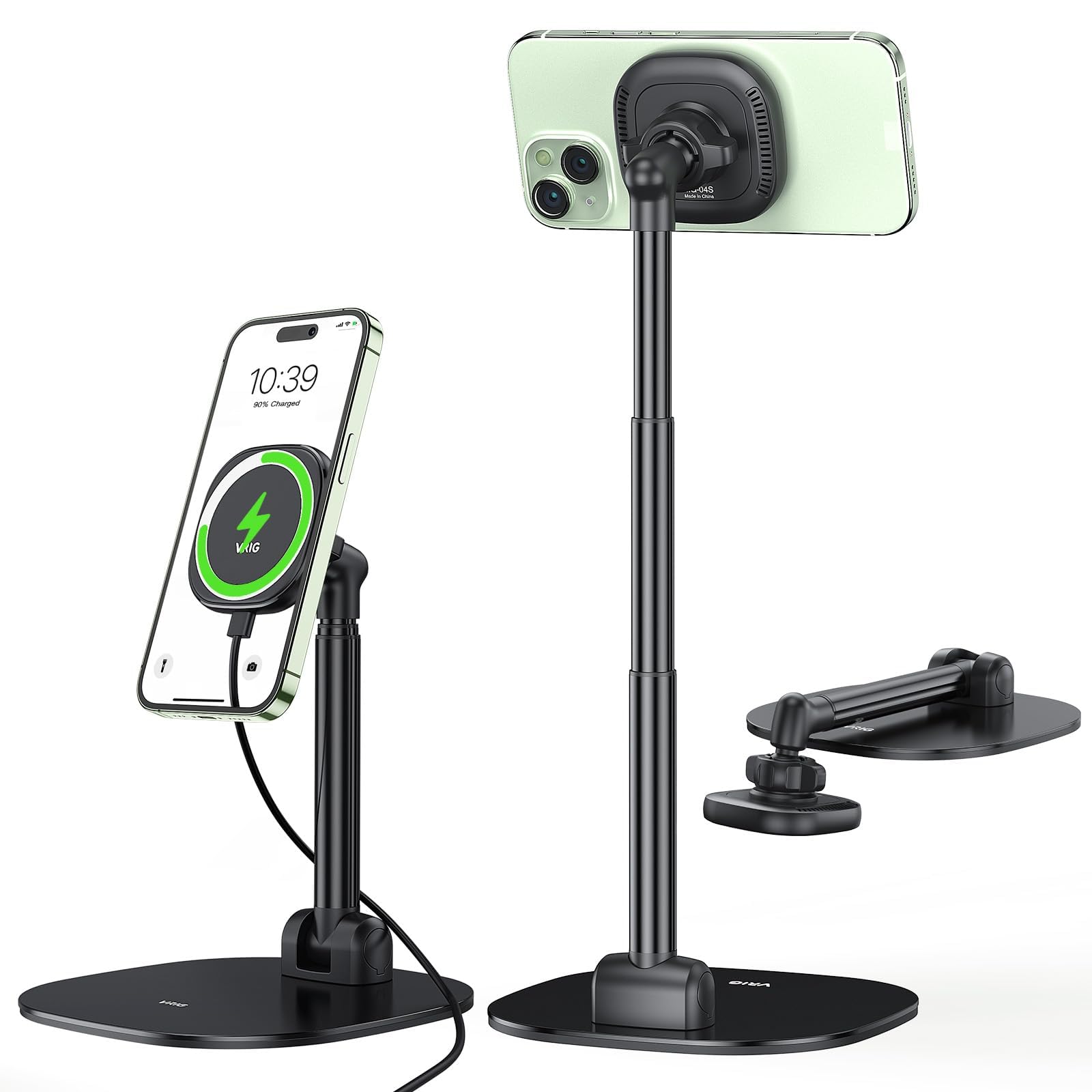 Amazon.com: VRIG Magnetic Desk Phone Stand for iPhone with 360°Rotation ...