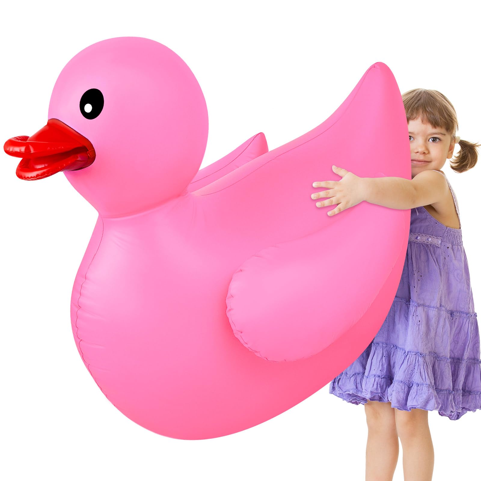 Snapklik.com : Hungdao 1 Pack 4 Feet Giant Inflatable Duck Huge Rubber ...