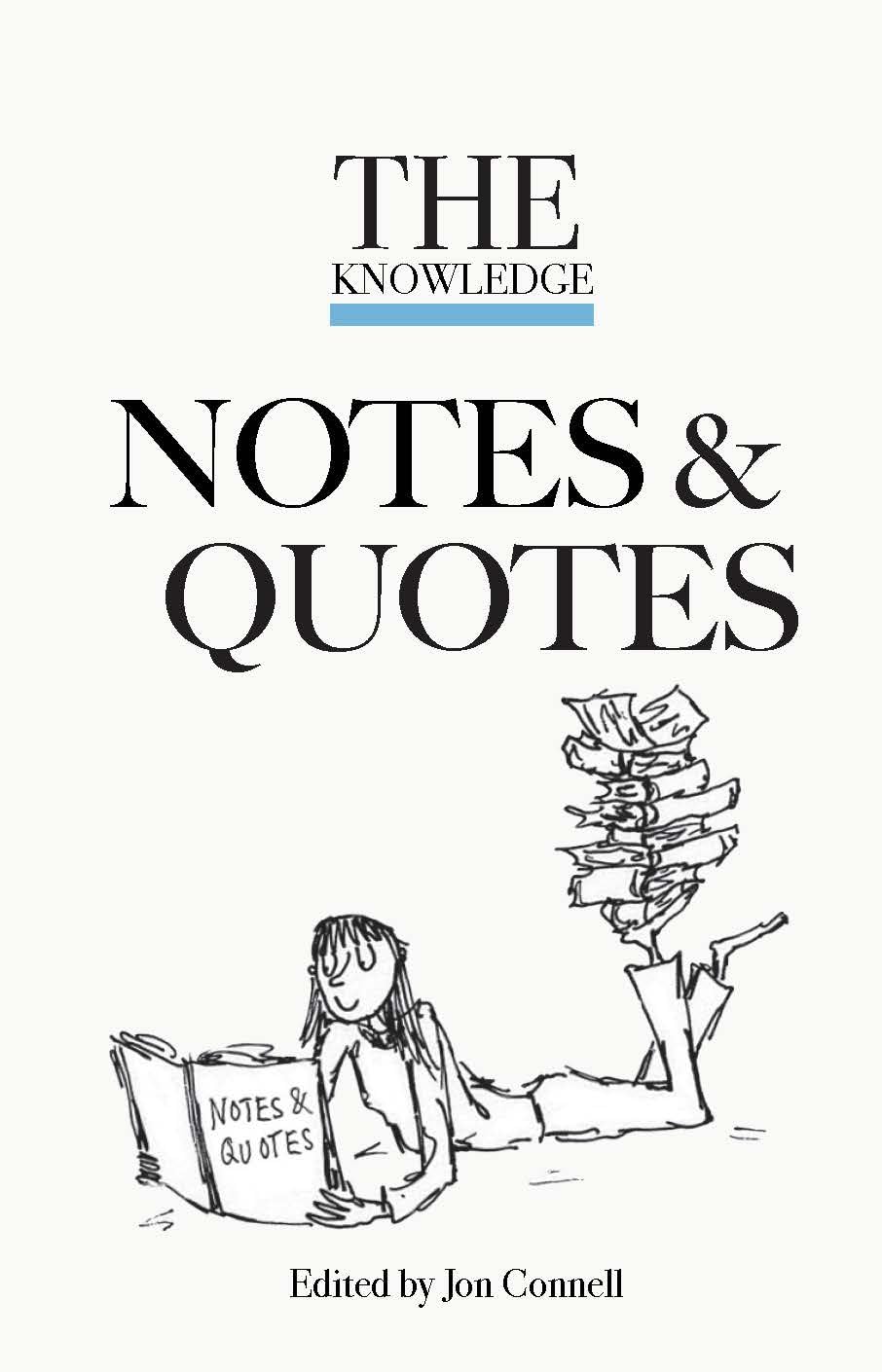 The Knowledge Notes & Quotes: Connell: 9781911187967: Amazon.com: Books
