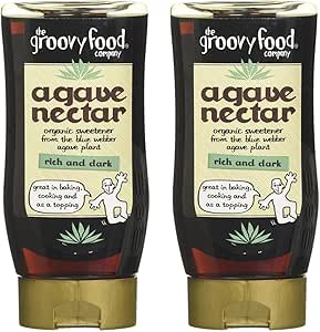 The Groovy Food Company Organic Rich & Dark Agave Nectar 250ml (Pack of ...