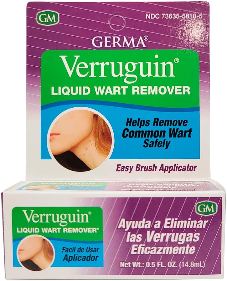 Amazon.com: Verruguin Liquid Wart Remover Salicylic Acid 17% Removedor ...