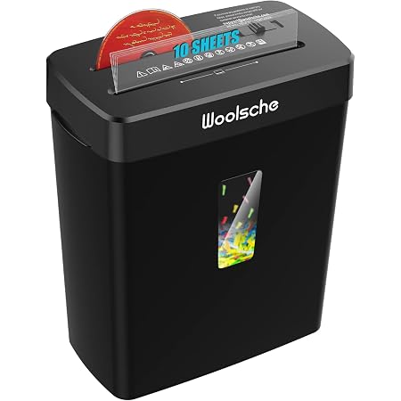 Swordfish 1000XC 10 Sheet Cross-Cut Paper/Document Shredder with 20 ...