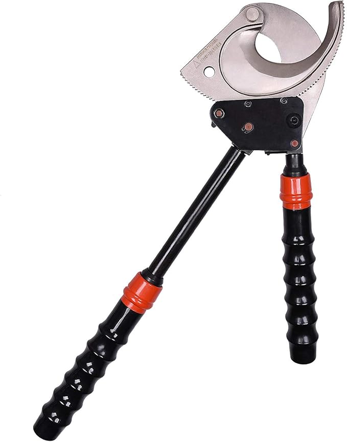 SANIK Ratchet Cable Cutter with Telescoping Handles, Heavy Duty Hand ...