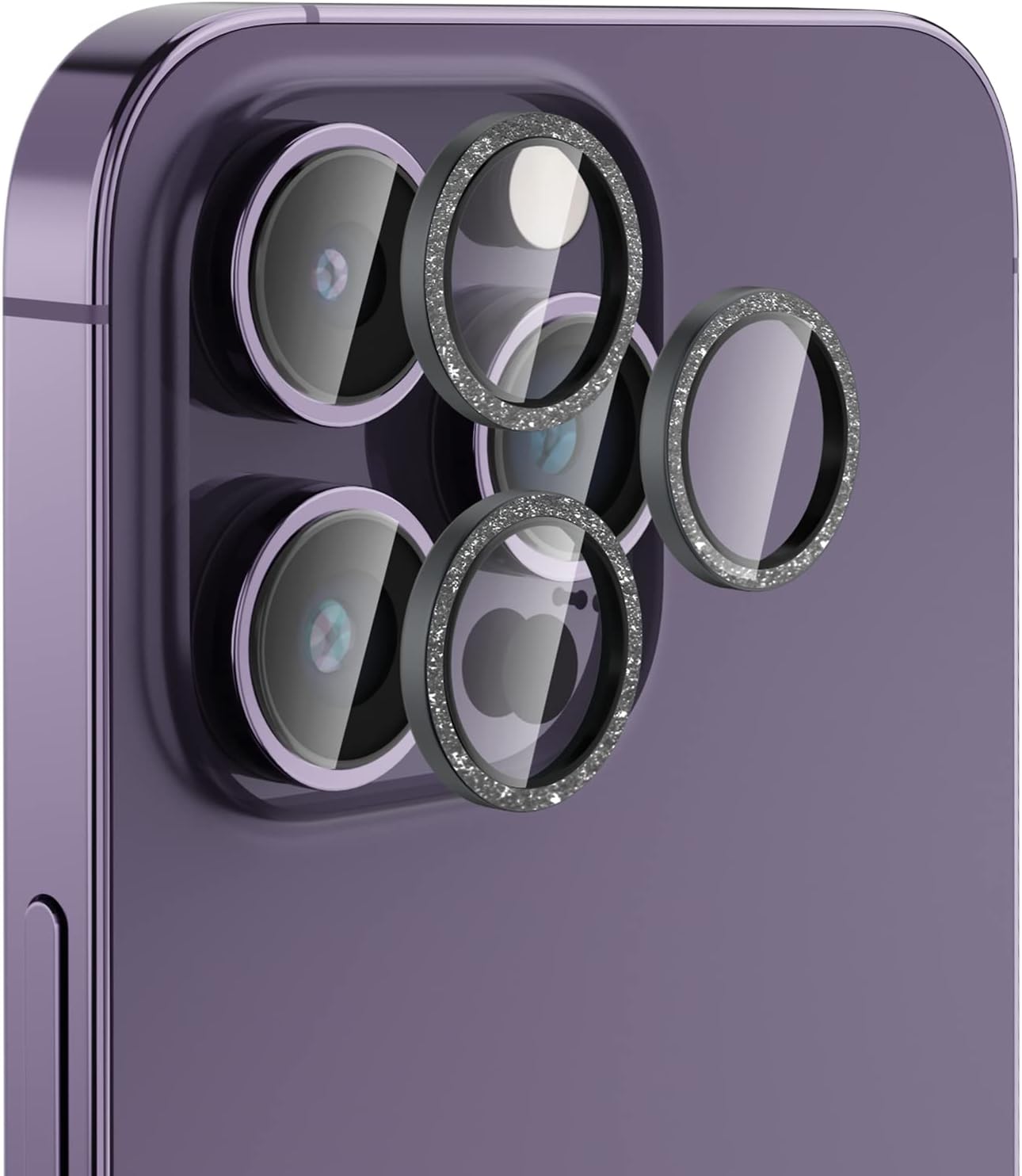 Amazon.com: [Glitter Graphite][2 sets]McgojoHi for iPhone 13 Pro/iPhone ...