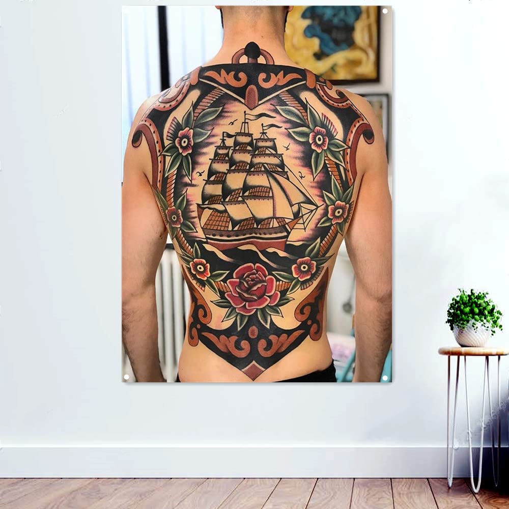 Mural Back Tattoos Free Intricate Back Tattoo Image | Download At