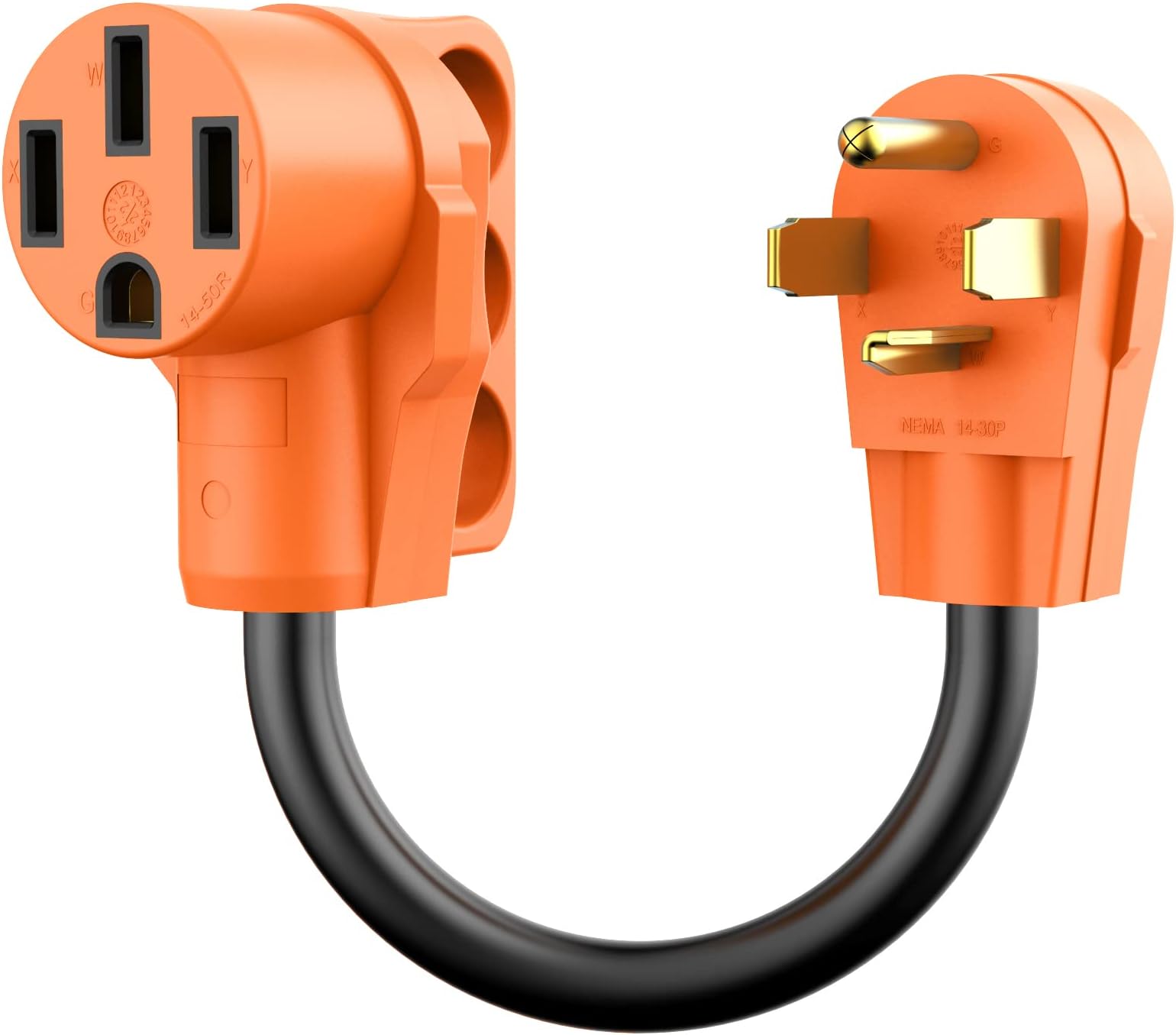 Amazon.com: RVPLAN 30 Amp to 50 Amp 110 Volt RV Adapter Cord, NEMA TT ...