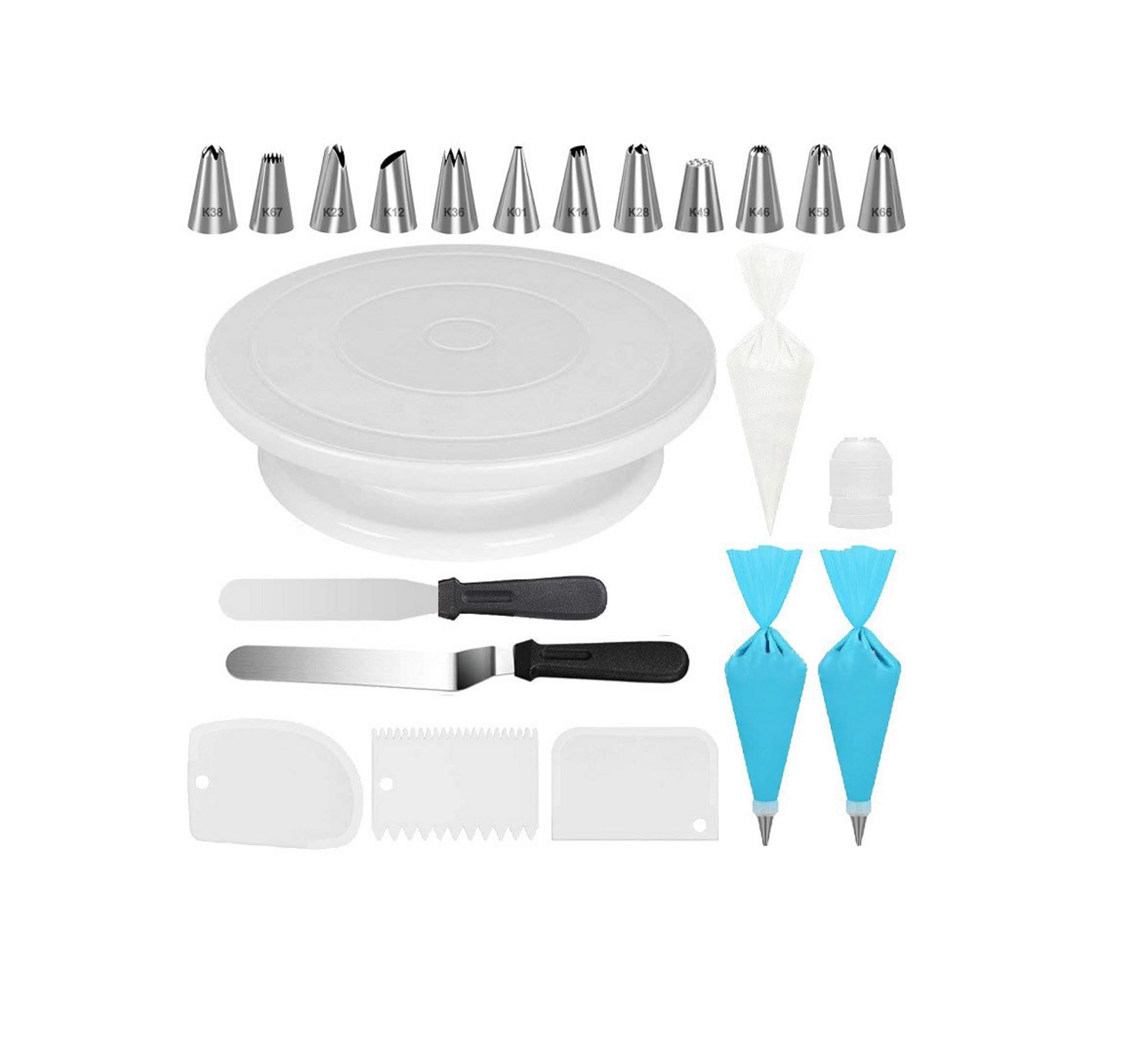 Amazon.com: 71pcs Cake Decorating Supplies Kit, Cake Decorating Set ...