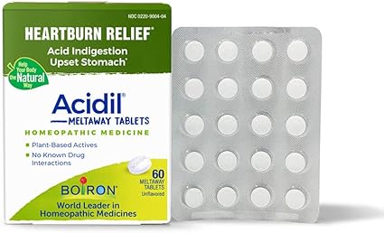 Amazon.com: Boiron Acidil for Relief of Acid Reflux, Heartburn ...