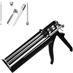 Manual Epoxy Applicator Gun, Epoxy Gun for 400 mL/13.5 fl oz (1:1 Mix ...