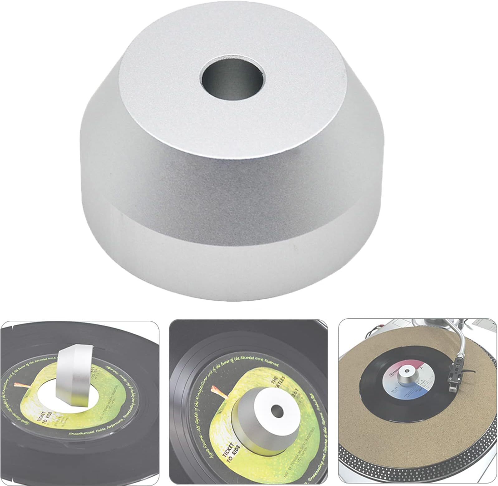 (10 Pack) TEN Yellow Plastic 45 RPM 7 Inch Vinyl Record Adaptor - 7 ...