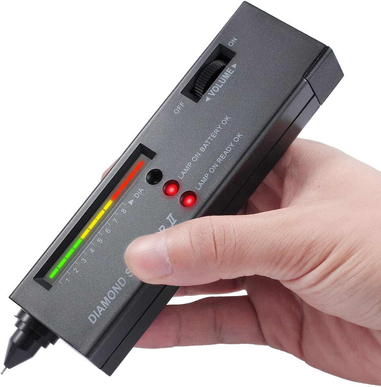 Diamond Tester Pen Selector Gemstone Tool Gems Jewelry Test Tool LED ...