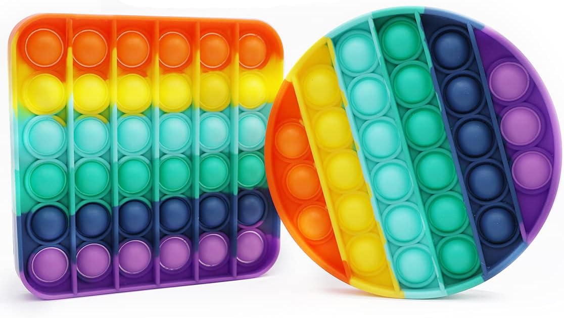 Amazon.com: Pop its Fidget Toy Pop It's Bubble Sensory Fidget Toy ...