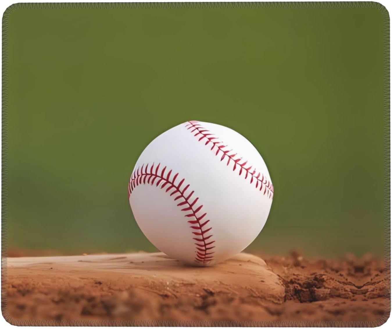 Baseball Print Mouse Pad 10 X 12 Inch Mouse Mat Non-Slip Rubber Base ...