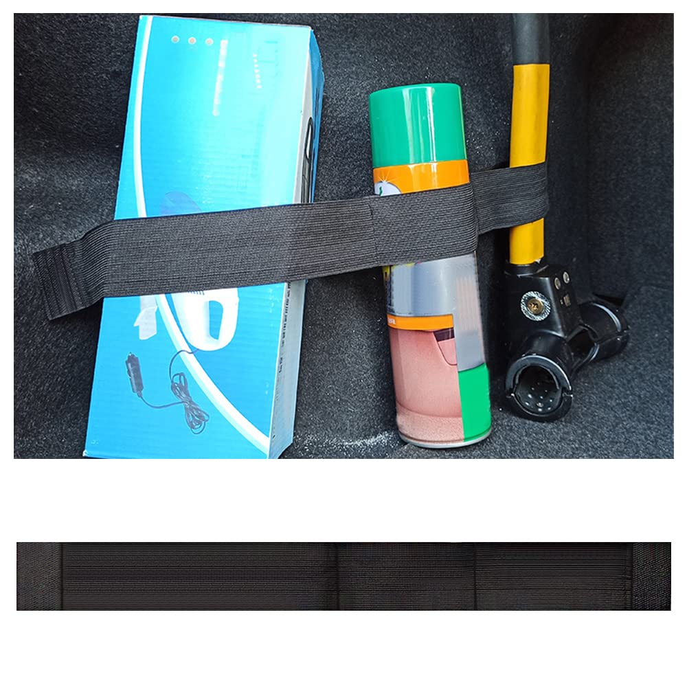 Amazon.com: wedfish Elastic Car Trunk Organizer Straps with Hook and ...