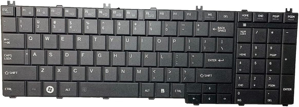 Amazon.com: Rangale Laptop Keyboard for Toshiba Satellite C650 C655 ...