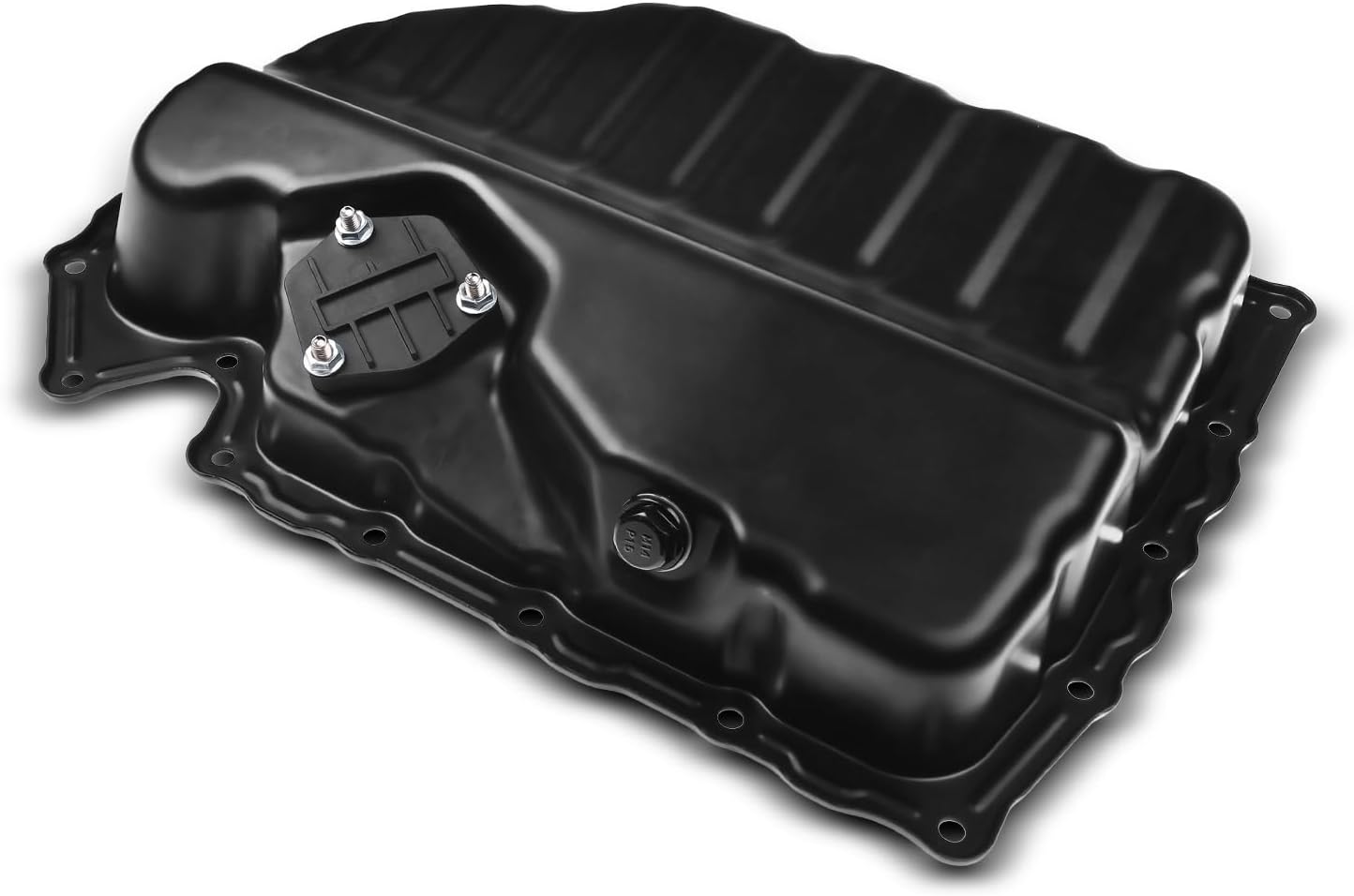 A-Premium Lower Engine Oil Pan Sump with Drain Plug Compatible with ...