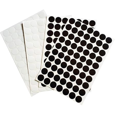 Amazon.com: 648 Pieces Adhesive Screw Stickers Screw Hole Covers Hole ...