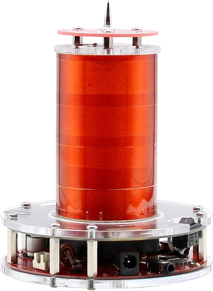 Amazon.com: JZENT Bluetooth Music Tesla Coil PLLSSTC Desktop Toy Plasma ...