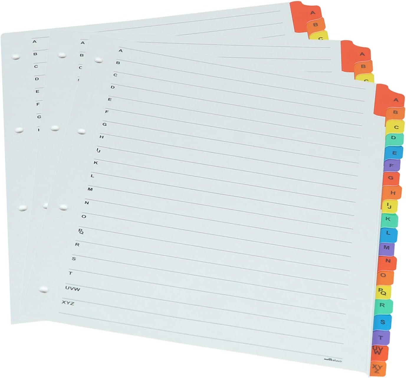 Mahavir - Binder Index Divider (A to Z) - Separators for Box Files ...