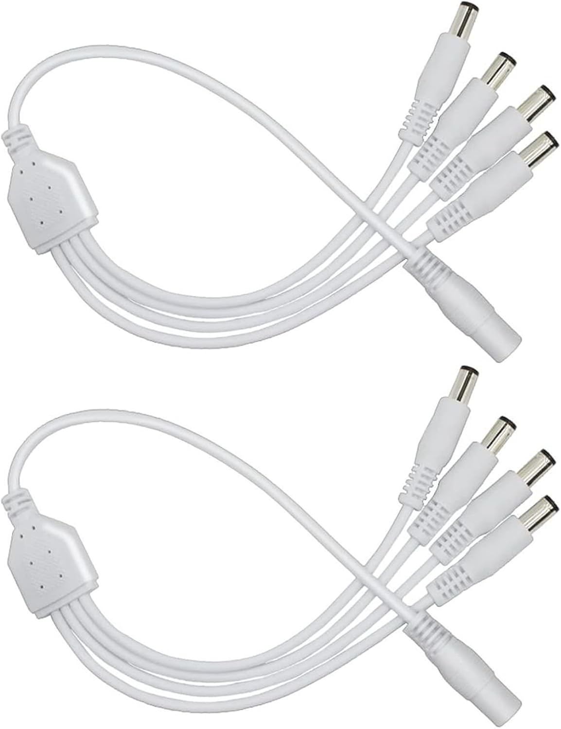 Amazon.com : Security-01 2-Pack 1 to 4 Way DC Power Splitter Cable ...