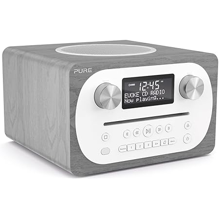 Pure Evoke C-D4 Compact CD-player DAB+ radio, Grey Oak | Pure - eleonto ...