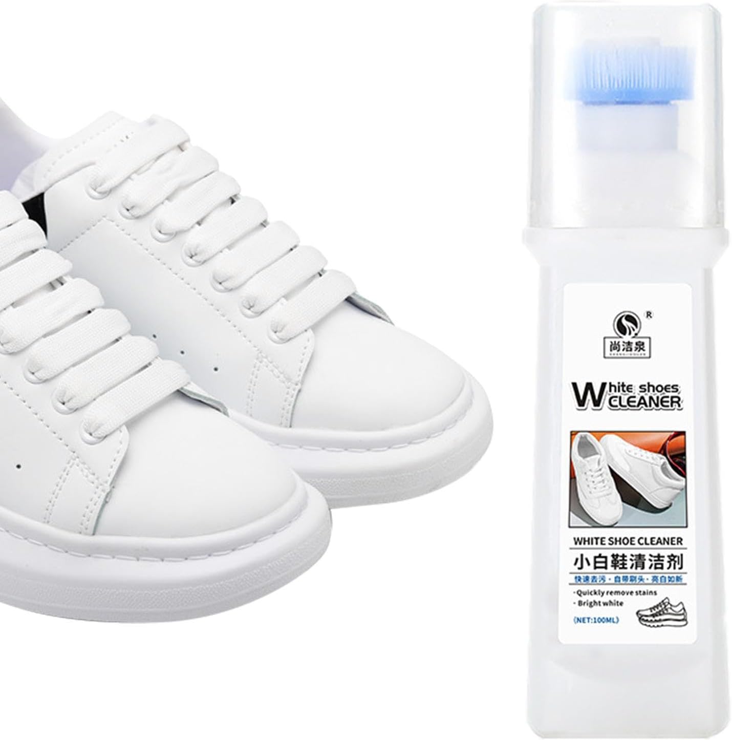 Shoe Whitener for Sneakers,Brightening White Shoe Polish for Sneakers ...