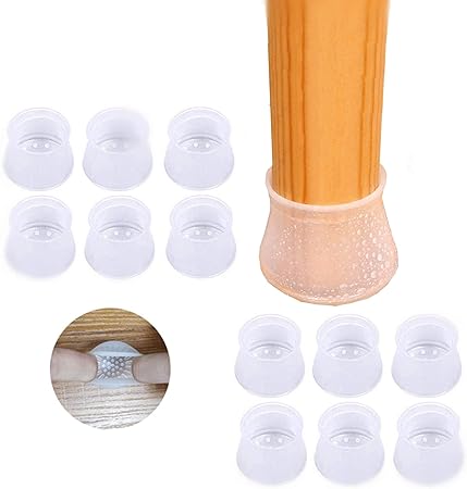 36 PCS Chair Leg Covers |Round&Square Chair Leg Floor Protectors ...