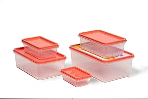 Amazon.com: Unica Food Storage Container with Airtight Gasket Lid ...