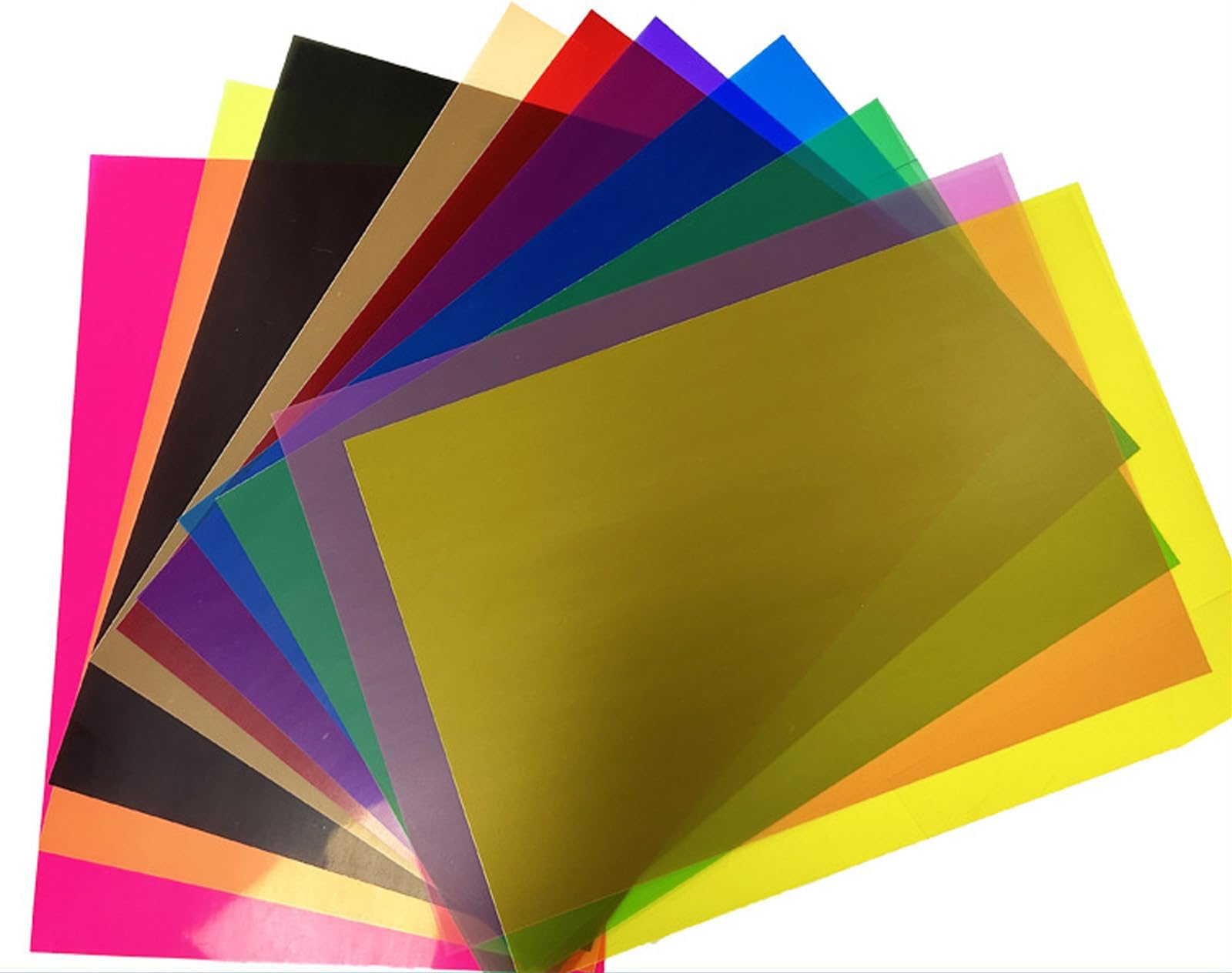 10 Pcs Coloured A4 Dyslexia Aids Overlays for Children & Adlult Reading ...