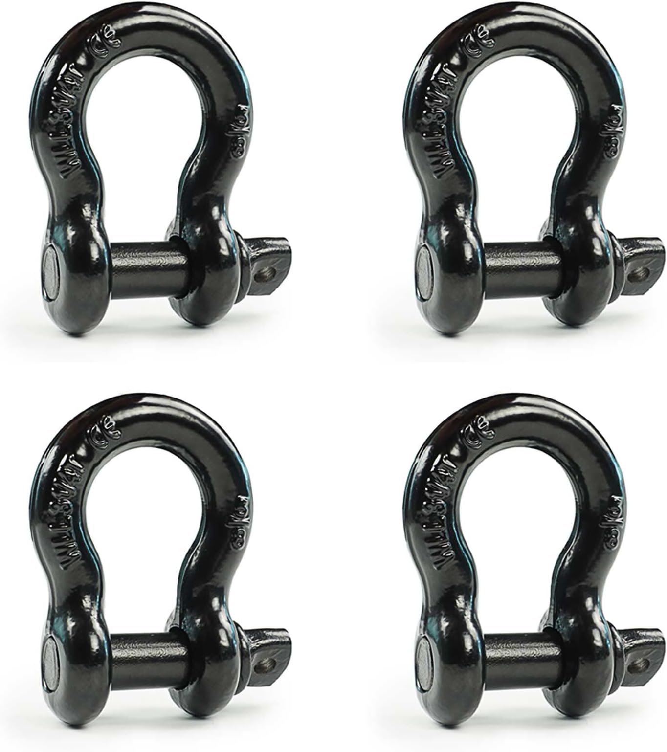 Amazon.com: QWORK 5/8" Anchor Shackle Carbon Steel Screw Pin, 10 Pack ...