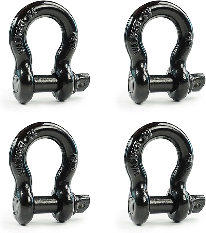 AYMMIC 5/8" D Ring Shackles, Heavy Duty D-Ring Shackle with Screw Pin ...