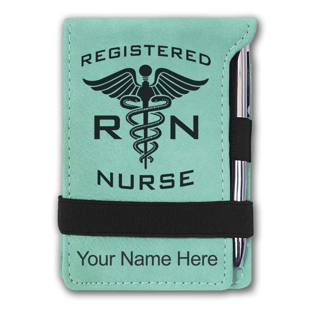 Amazon.com : LaserGram Mini Padfolio with Notepad and Pen, RN ...