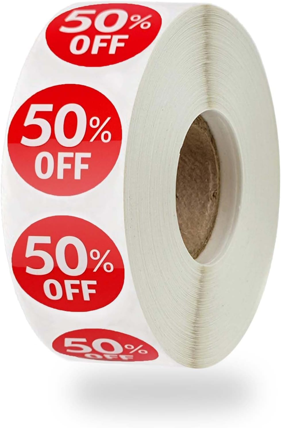 Amazon.com : 1000 Stickers, Discount Percent Off, 1 Inch Round ...