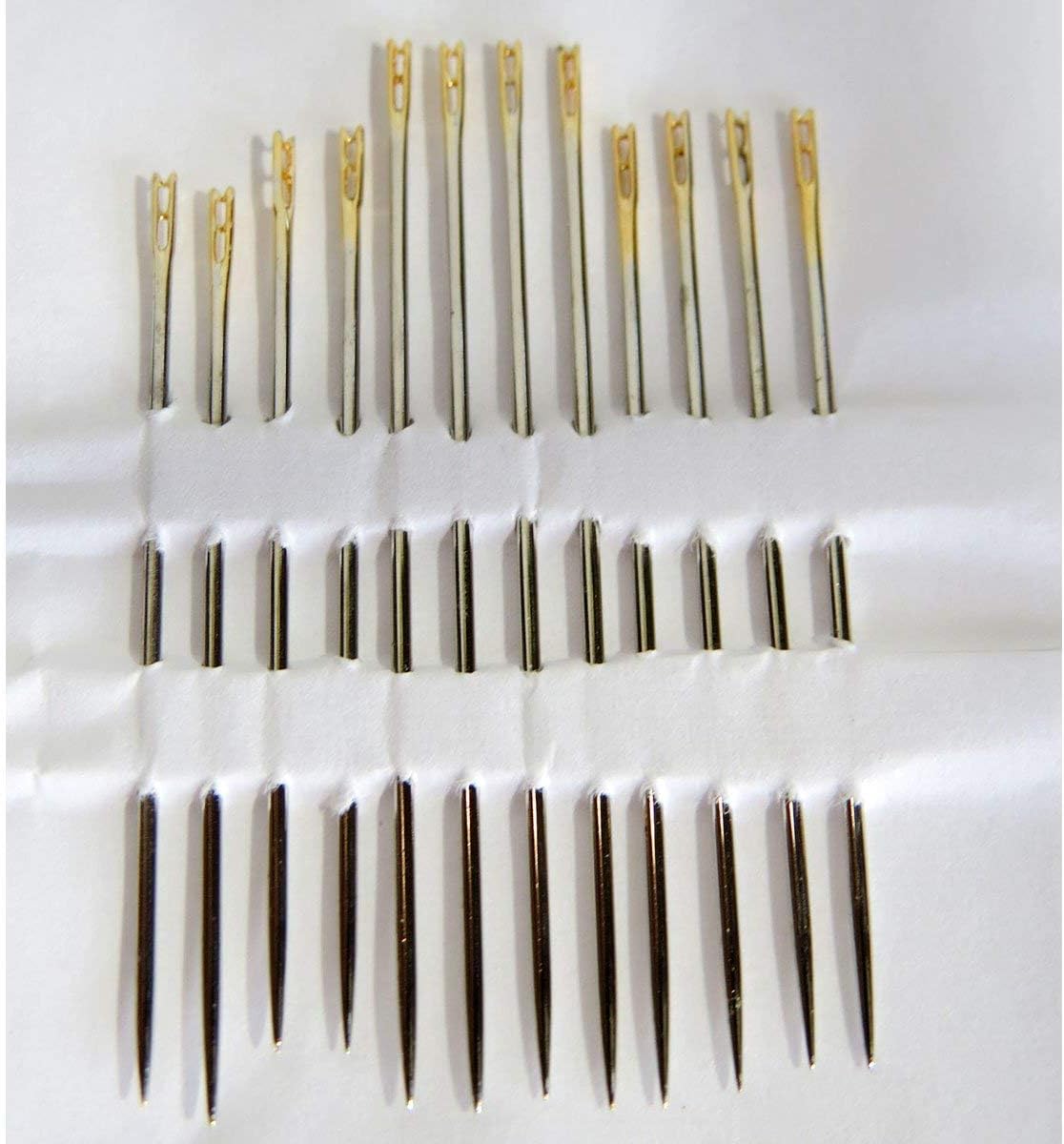 Amazon.com: Self Threading Needles - Start Sewing in One Second! Set of 48