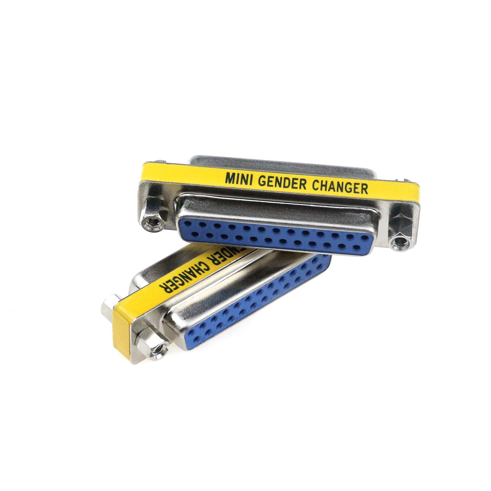 Buy Semetall 5 Pack 25 Pin Mini Serial Cable Gender Changer Coupler VGA ...