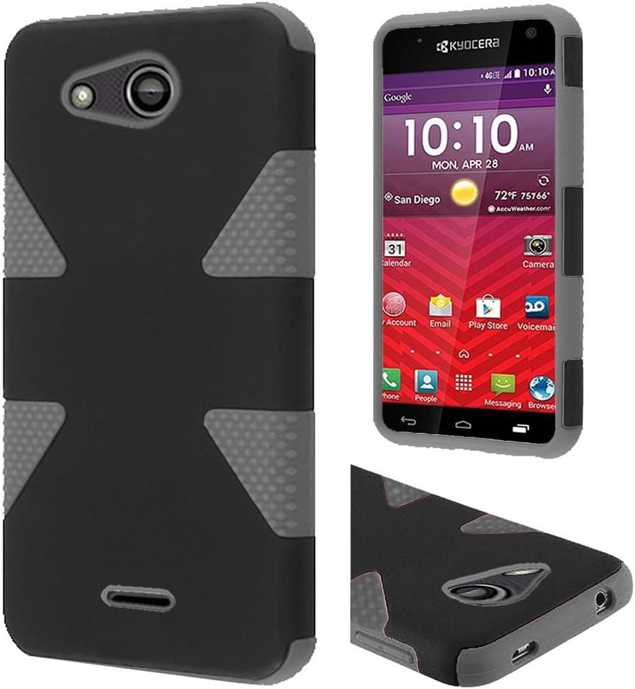 Amazon.com: For Kyocera Hydro Wave Air C6740 Dynamic Slim Rugged Hybrid ...