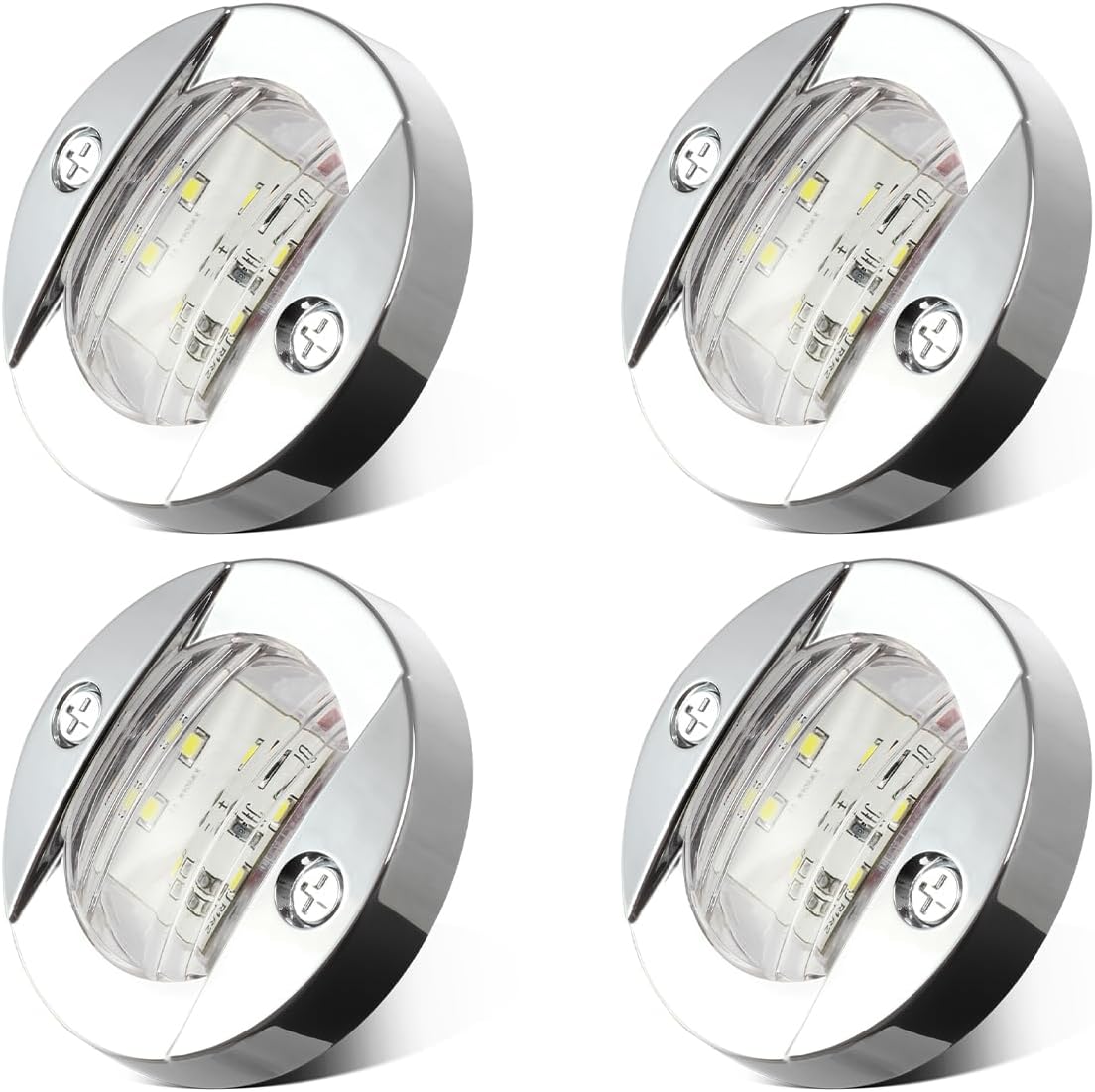 Amazon.com: PSEQT 4Pcs 3'' Marine Boat Interior Lights Green LED Boat ...