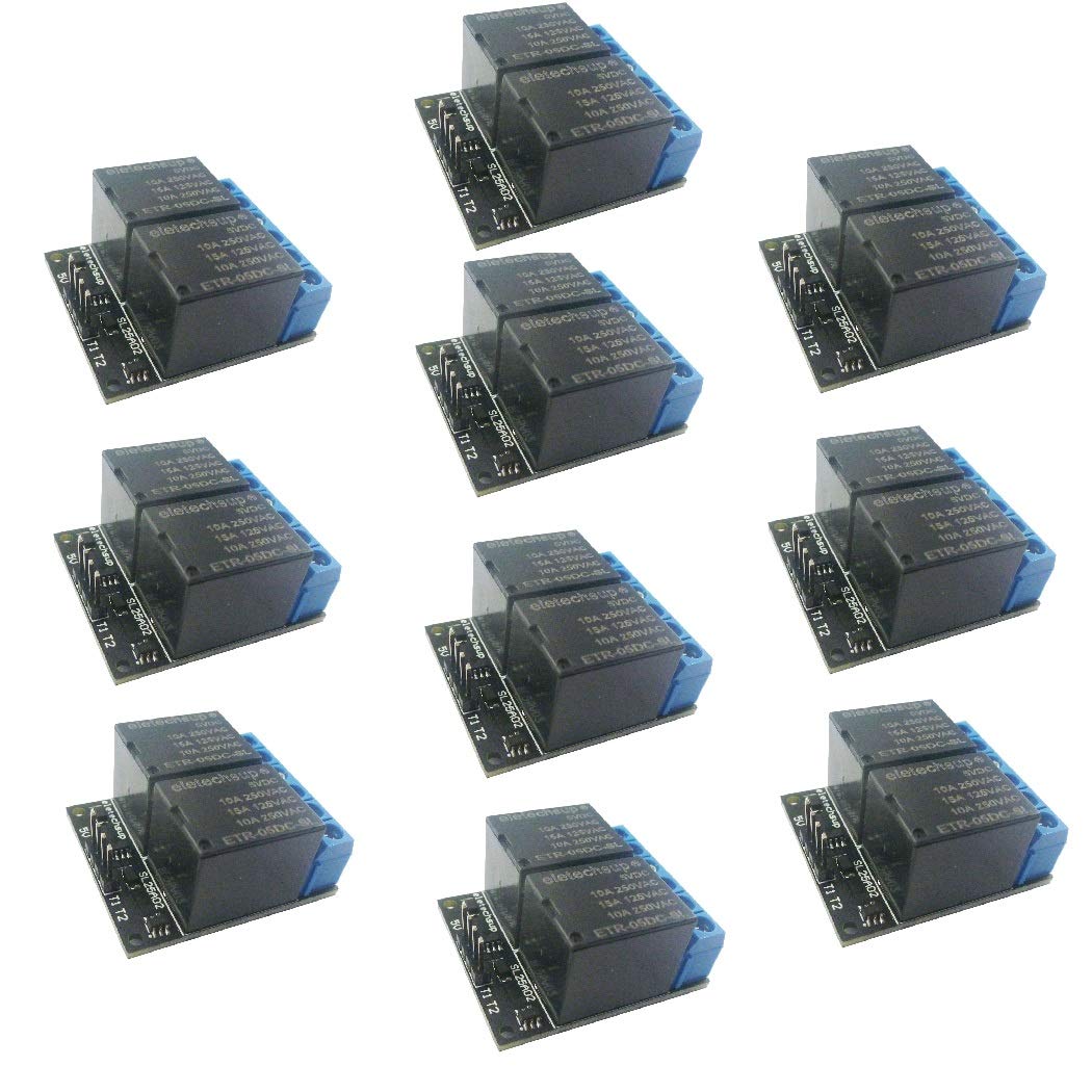 Buy Eletechsup 5V 12V 24V 1-4CH Flip-Flop Relay Module Bistable Self ...