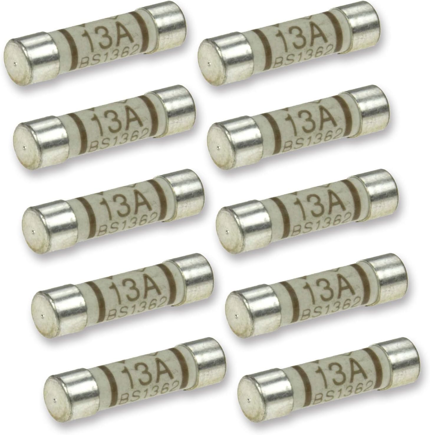 All Trade Direct 10 X 13 Amp Domestic 240V Household Mains Plug Fuse ...