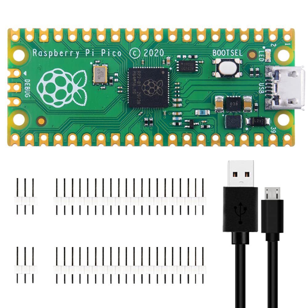 Amazon.in: Buy GeeekPi Raspberry Pi Pico Kit Flexible Microcontroller ...