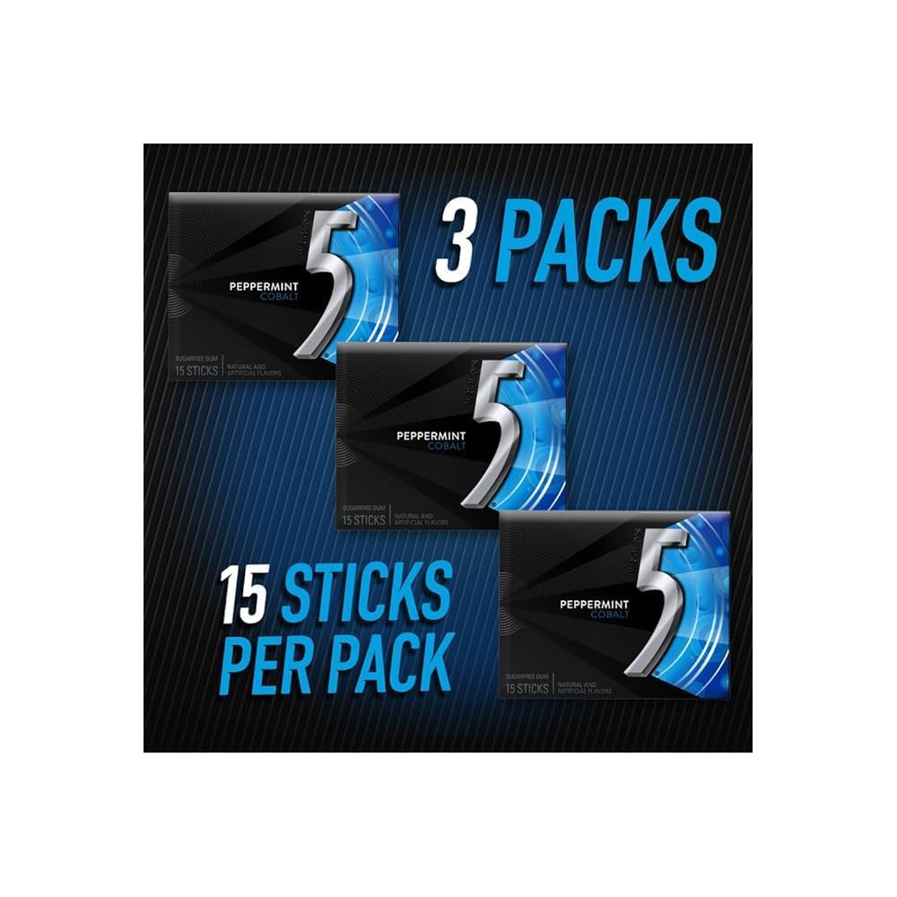 Wrig leys 5 Peppermint-Cobalt Flavoured Sugar Free Philippines | Ubuy