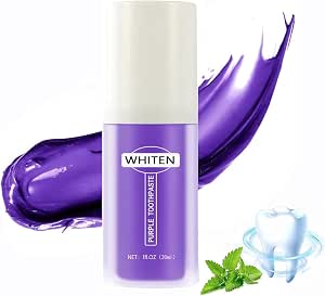 Dentifrice Blanchissant,Dentifrice Blancheur,Dentifrice Violet, pour le ...
